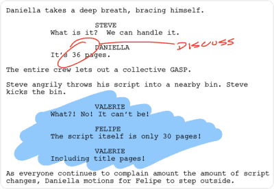 Lining | Scriptation PDF Annotation App for Film, TV Production