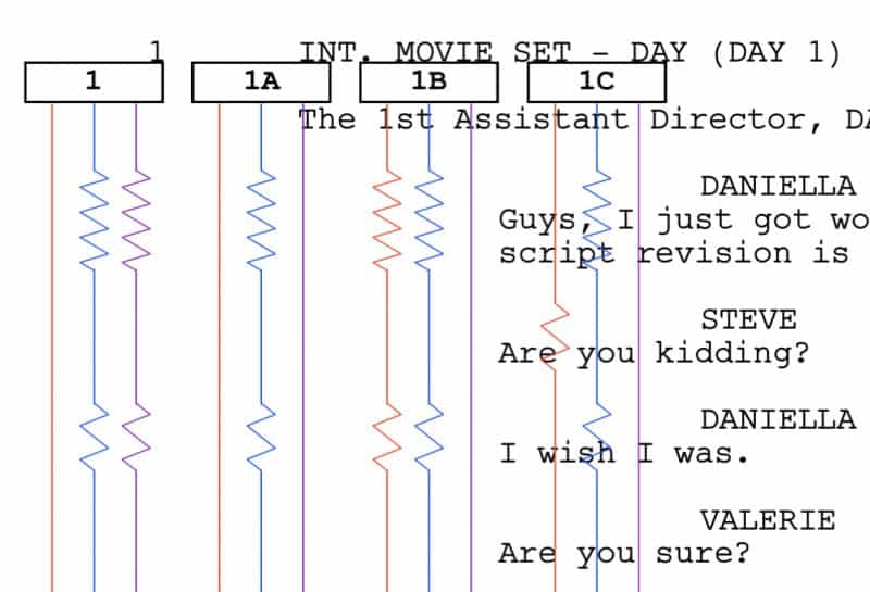 Lining | Scriptation PDF Annotation App for Film, TV Production