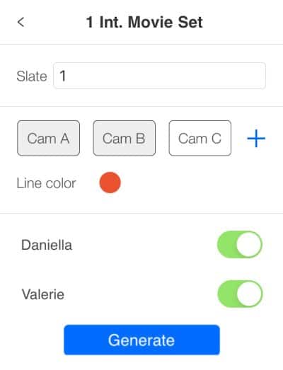 Lining | Scriptation PDF Annotation App for Film, TV Production