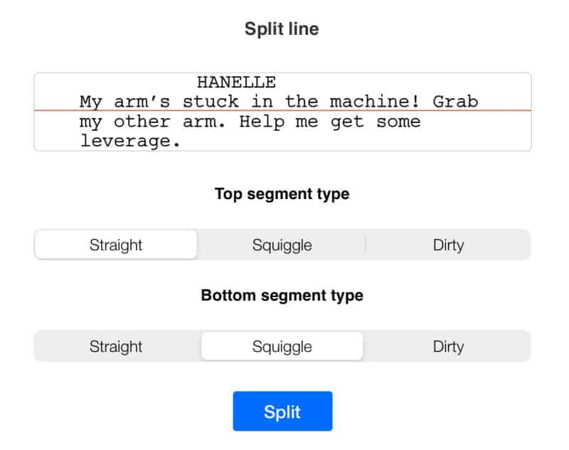 Lining | Scriptation PDF Annotation App for Film, TV Production
