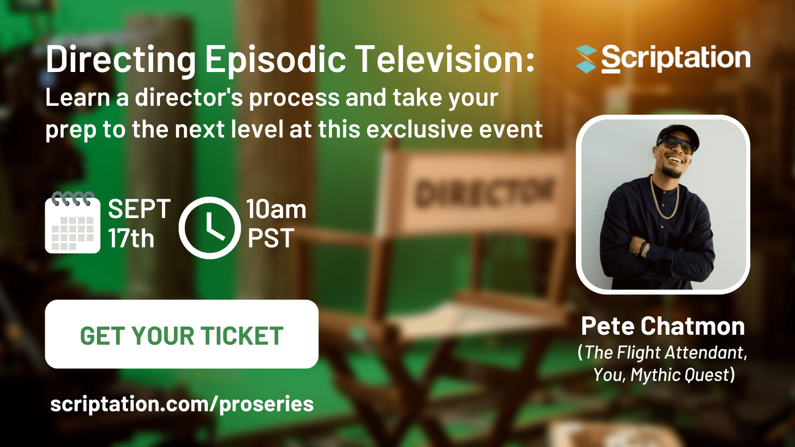 Pro Series Workshop | Directing Episodic Television